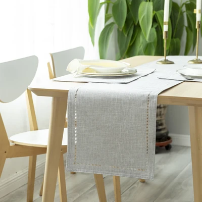 Jual Informa Table Runner 33 X 160 Cm Eyelet Cokelat Muda Terbaik | Informa