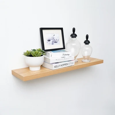 Jual Informa Rak Dinding 100 X 23 5 X 3 8 Cm Cokelat Oak Terbaru | Ruparupa