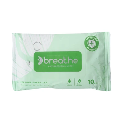 Jual Breathe Tisu Basah Antibacterial Perfume Putih Terbaru | Ruparupa