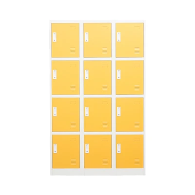 Jual Informa Loker Metal 12 Pintu Putih Kuning Terbaru | Ruparupa