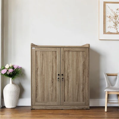 Jual Selma Deva Mini Dakota Lemari Pakaian 2 Pintu Cokelat Oak Terbaru ...