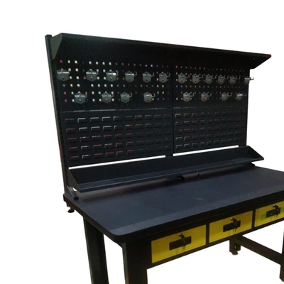 Jual Krisbow 150 X 75 X 162 Cm Work Bench Lrwb 1 Hitam Terbaru | Ruparupa