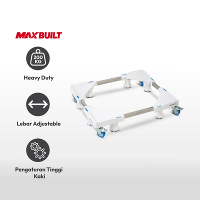 Jual Maxbuilt Alas Kaki Roda Kulkas Mesin Cuci Universal Terbaru | Ruparupa