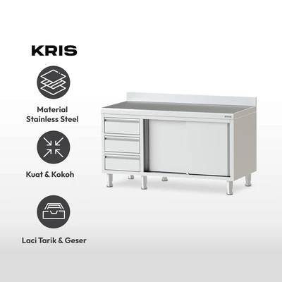Jual Kris 150 Cm Kabinet Dapur Stainless Steel Terbaru | Ruparupa
