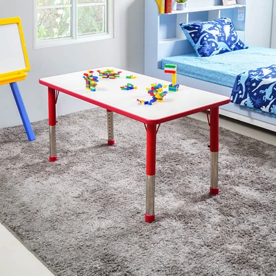 Jual Informa Yuki Meja Belajar Anak Adjustable Rectangle Merah Terbaru ...