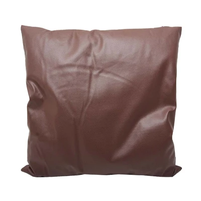Jual Informa Bantal Sofa Leather 50x50 cm - Cokelat Tua Terbaik | Informa