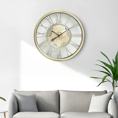 Jual Informa 86 Cm Jam Dinding Gear Bronze Terbaru | Ruparupa