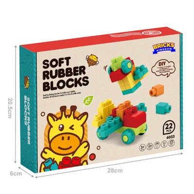 Jual Bricks Kingdom Set Blocks Soft Rubber Building Terbaru | Ruparupa
