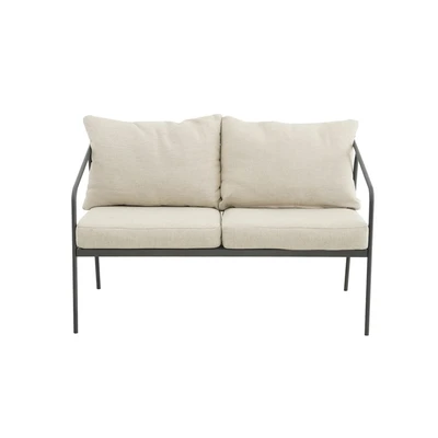 Jual Soleil Zever Set Kursi Meja Teras Hitam Krem Terbaru | Ruparupa