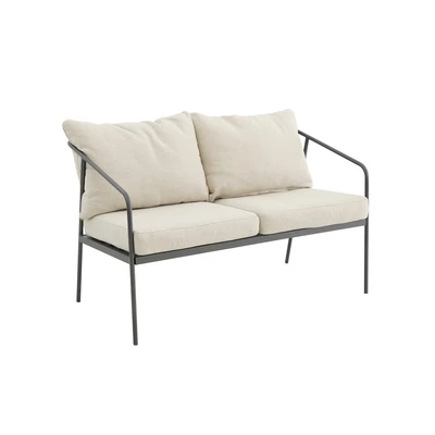 Jual Soleil Zever Set Kursi Meja Teras Hitam Krem Terbaru | Ruparupa