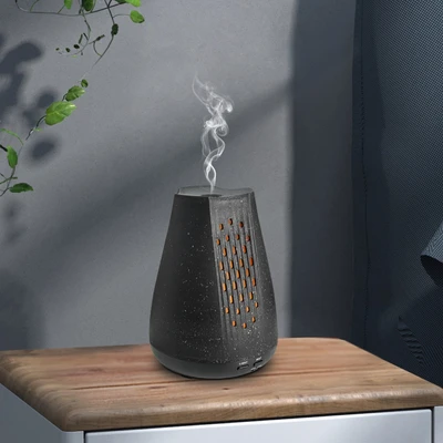 Jual Ultransmit Ultrasonic Diffuser Aromaterapi Wood Fiber Hitam ...