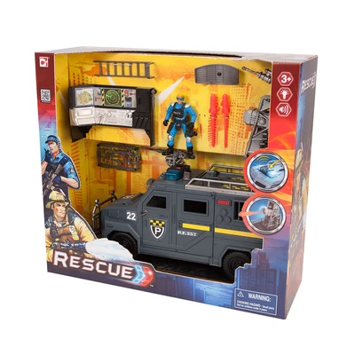 Jual Chap Mei Set Rescue Force Police Vehicle Terbaru | Ruparupa
