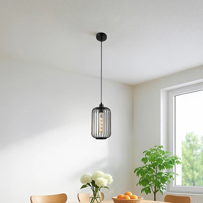 Jual Eglare Cage Lampu Gantung Hias D 18 Hitam Original | AZKO