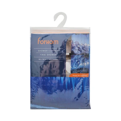 Jual Forhom 180 X 180 Cm Tirai Kamar Mandi Dengan Hooks Mountain ...