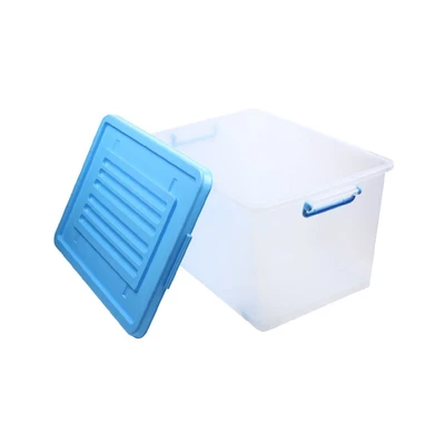 Jual Stora 64 X 44 X 37 Cm Kotak Penyimpanan Dengan Tutup Roda Biru ...