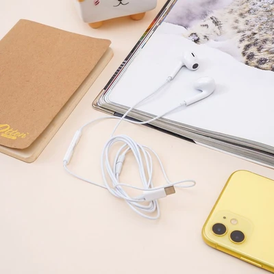 Jual Ataru Earphone Type C Putih Terbaru | Ruparupa