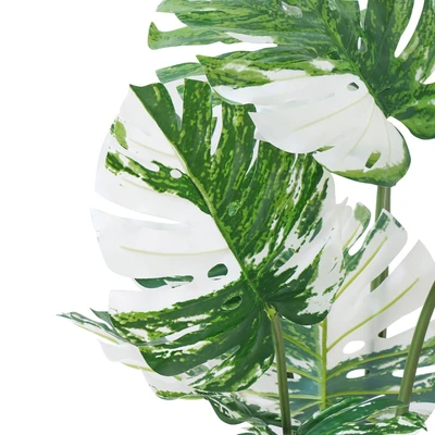 Jual Arthome 90 Cm Tanaman Artifisial Monstera Putih Terbaru | Ruparupa