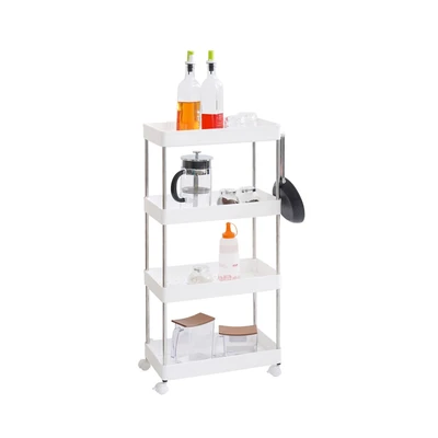 Jual Stora Rak Troli 4 Tingkat Putih Terbaru | Ruparupa