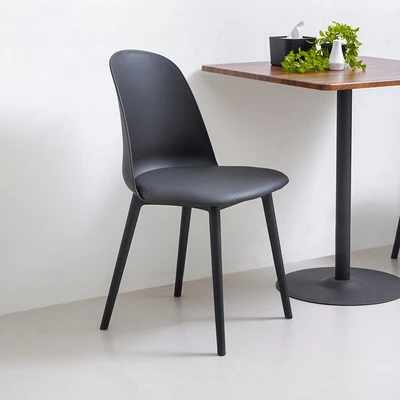 Jual Informa Brison Kursi Makan Kulit Hitam Terbaru | Ruparupa