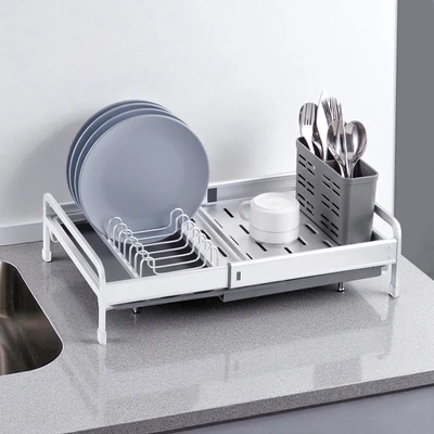 Jual Masterspace Rak Piring Expandable Aluminium Silver Terbaru | Ruparupa