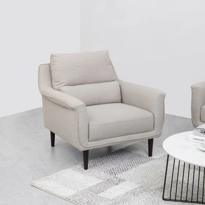 Jual Informa New Kyoto Sofa Fabric 1 Seater Abu Abu Terbaru | Ruparupa