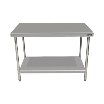 Jual Kris 120 X 70 Cm Meja Dapur 2 Tingkat Silver Terbaru | Ruparupa