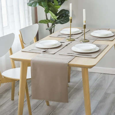 Jual Informa 33 X 180 Cm Table Runner Water Repelent Cokelat Terbaru ...