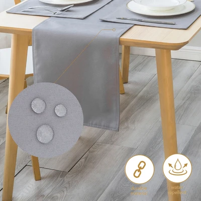 Jual Informa Set 5 Pcs Table Runner Water Repellent Abu Abu Terbaru ...