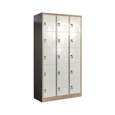 Jual Informa Kiev Loker Besi Multi 15 Pintu Cokelat Muda Terbaik | Informa