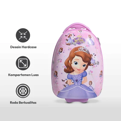 Jual Disney Koper Anak Pc Abs Egg Shape Sophia 16 Inch Ungu Terbaru ...