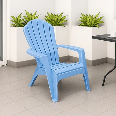 Jual Soleil Adirondack Kursi Teras Plastik Biru Muda Terbaru | Ruparupa