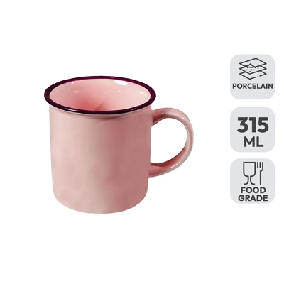Jual Kopin Porcelain Mug Porcelain Vintage Pink Terbaru | Ruparupa
