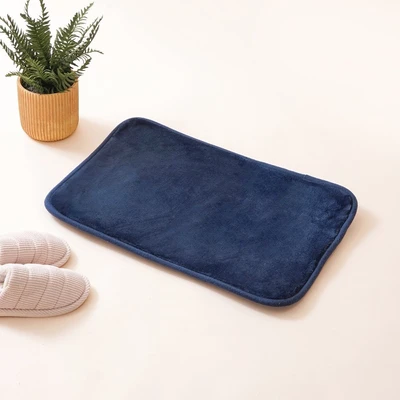 Jual Ataru 40 X 60 Cm Mayer Keset Kamar Mandi Polyester B Biru Navy ...