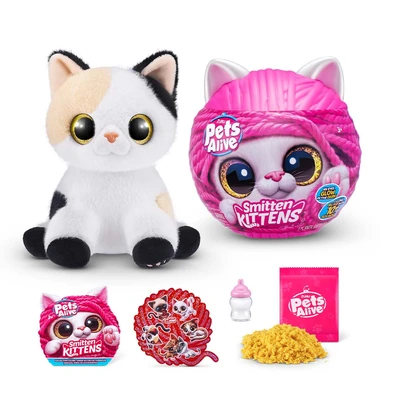 Jual Zuru Set Boneka Plush Pets Alive Smitten Kitten S 1 Random Terbaru ...