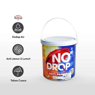 Jual No Drop 4 Kg Cat Dinding Primer Waterproof Anti Panas Putih ...
