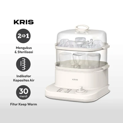 Jual Kris 6 Ltr Pengukus Makanan 800 Watt - Putih Terbaru | Ruparupa