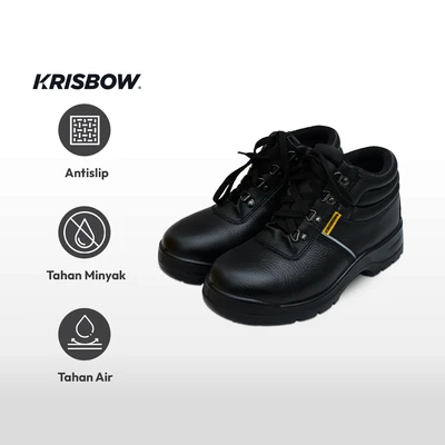 Jual Krisbow Ukuran 45 Argus Sepatu Pengaman 6 Inch Hitam Terbaru ...
