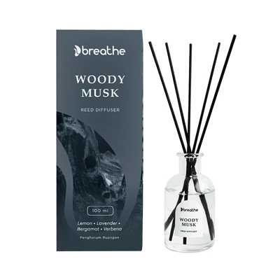 Jual Breathe 100 Ml Reed Diffuser Woody Musk Terbaru | Ruparupa