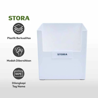 Jual Stora 14 X 14 X 15 Cm Kotak Penyimpanan Serbaguna Putih Terbaru ...