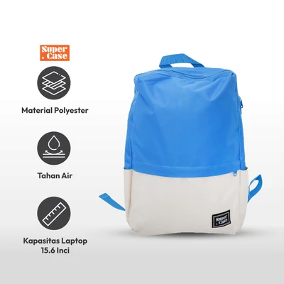 Jual Supercase Saturn Tas Ransel Value Turquoise Terbaru | Ruparupa