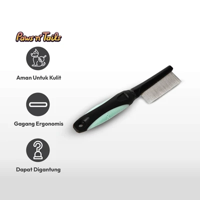 Jual Paws N Tail Sisir Hewan Stainless Steel Terbaru | Ruparupa
