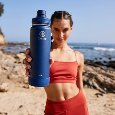 Jual Takeya Botol Vacuum Flask Stainless Steel 700 Ml Biru Midnight ...