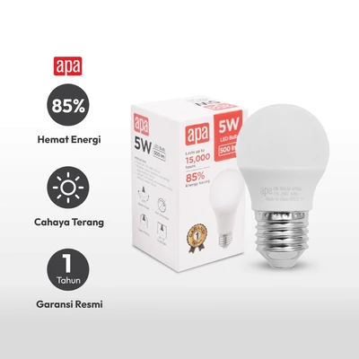 Jual Apa Bohlam Led Standart 5 Watt Cool Daylight Putih Original | ACE