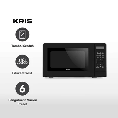 Jual Kris 20 Ltr Microwave Oven Digital Hitam Terbaru | Ruparupa