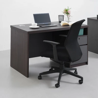 Jual Informa Moza Meja Kantor Cokelat Walnut Abu Abu Terbaru | Ruparupa