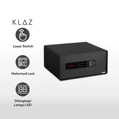 Jual Klaz 42 X 37 X 20 Cm Brankas Hotel Layar Sentuh Hob Hitam Terbaru | Ruparupa