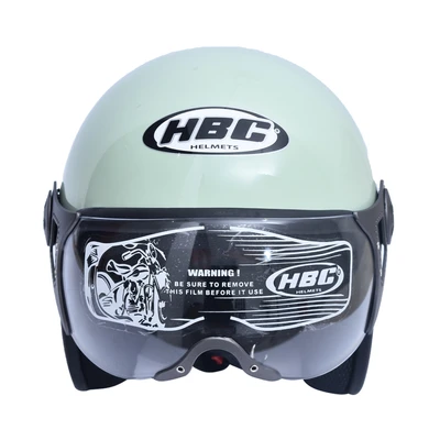 Jual Hbc Classico Helm Half Face Dengan Visor Hijau Mint Terbaru | Ruparupa