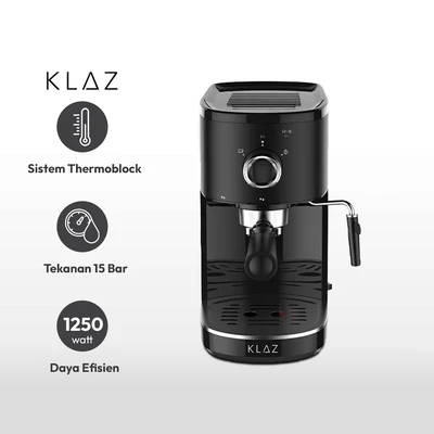 Jual Klaz 1 2 Ltr Espresso Coffee Maker 1250 Watt Hitam Terbaru | Ruparupa