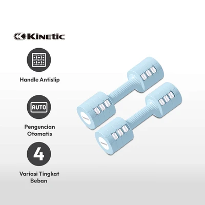 Jual Kinetic Set 2 Pcs Adjustable Dumbbell Original | AZKO