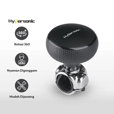 Jual Hypersonic Power Handle Setir Mobil Hp 2435 3 Hitam Terbaru | Ruparupa